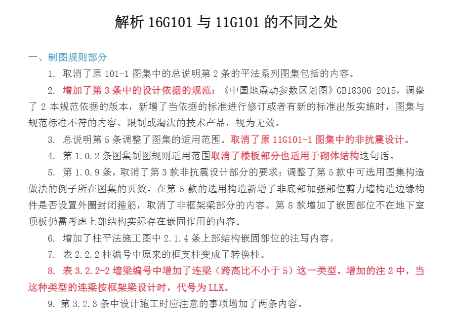 16G101与11G101的不同之处解析_益程咨询平台